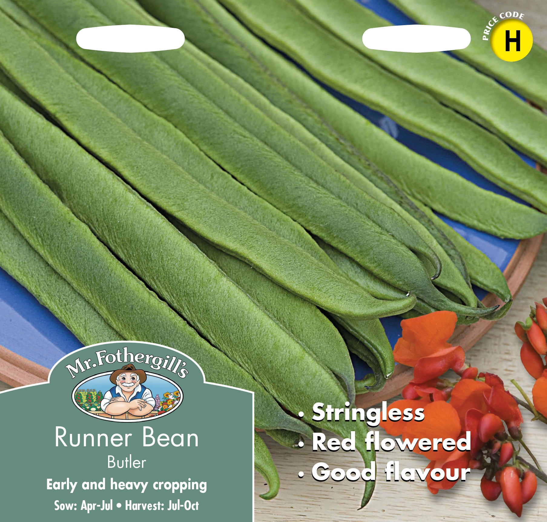Mr Fothergill's RUNNER BEAN Butler – Vale Gardens Limited