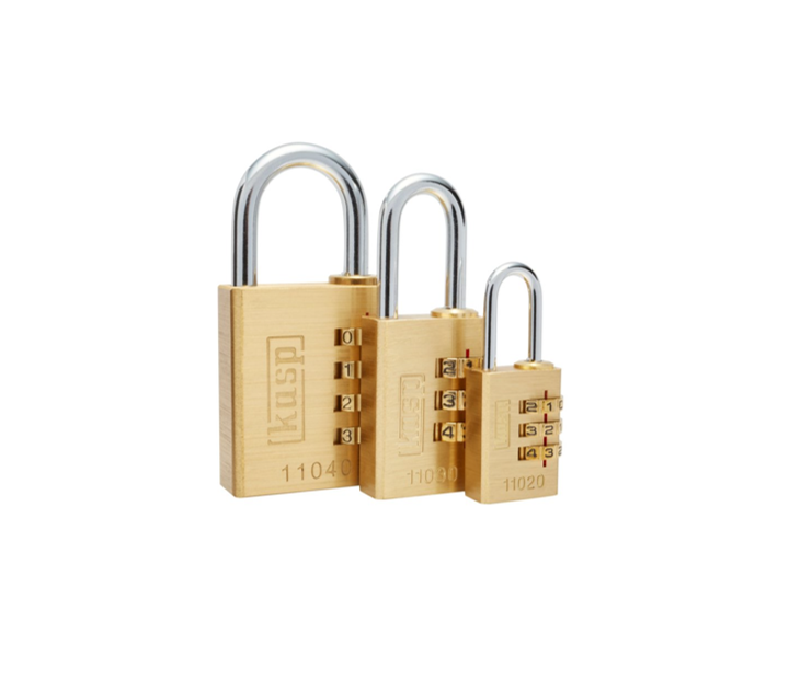 Kasp K110 Brass Combination Padlock – Vale Gardens Limited